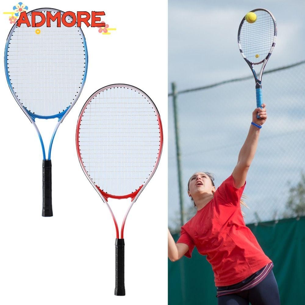 ADMORE Tennis Racket, Red Blue Beginner Training Adult/Child Racquet ...