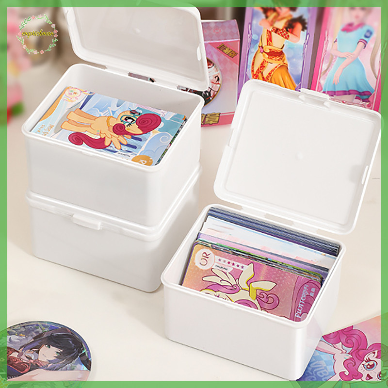 EPMN> New Transparent Plastic Storage Box Photocards Small Card Storage ...