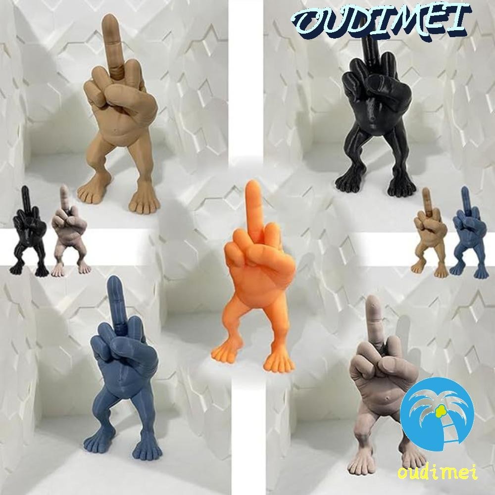 OUDIMEI Middle Finger Figure, with Legs Collection Finger Resin ...