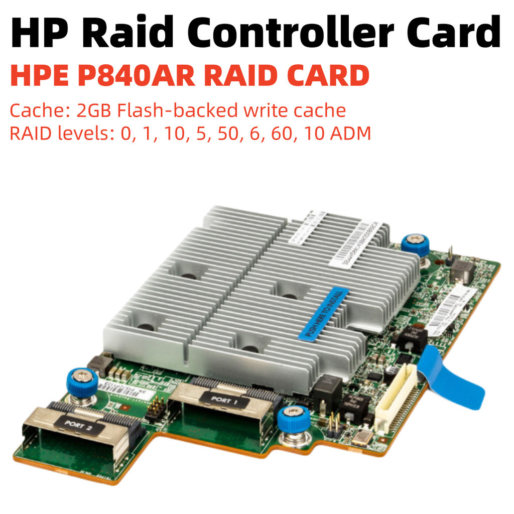 HP HPE P840ar Smart Array SAS Controller 2G FBWC 12G 843201-001 848147 ...