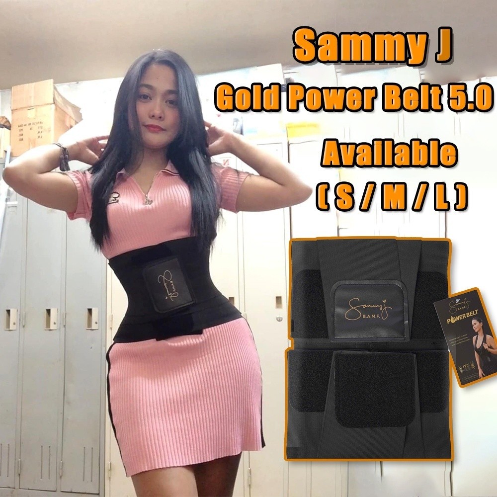 Sammy J Gold Power Belt 5.0 Slimming Belt Sport Corset Belt | Shopee ...