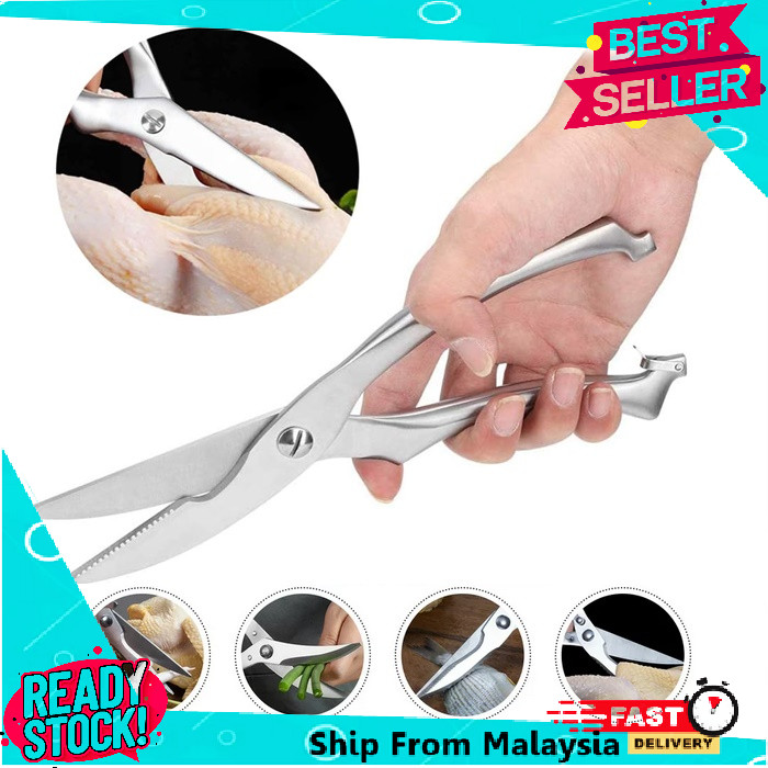 Kitchen Gadget Shear Fish Duck Poultry Scissor Chicken Bone Cutter Cook ...