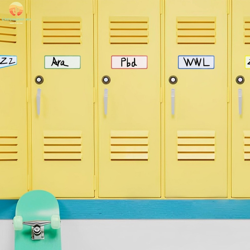 Writable Magnetic Label on Write Board Reusable Magnetic Label Sticker ...