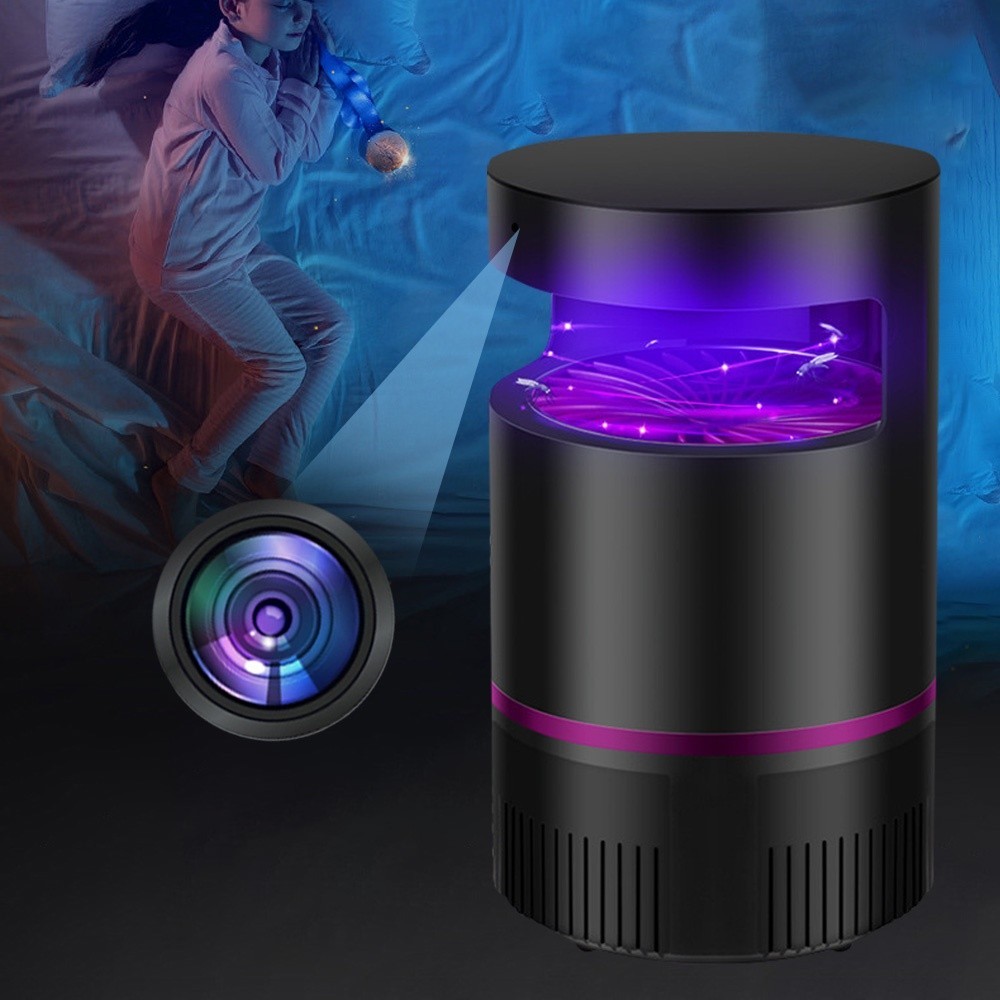 Hidden Camera 1080P WiFi Camera in Mosquito Killer Lamp Mini Spy Camera ...