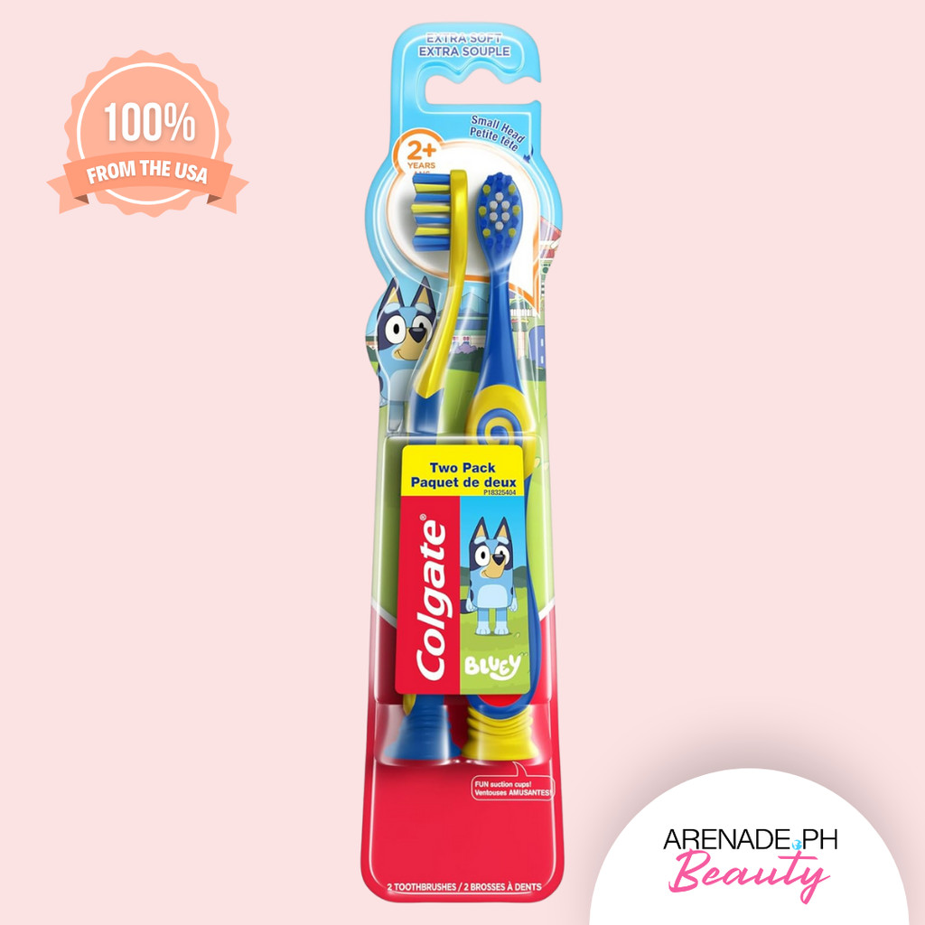 Colgate Bluey Extra Soft Toothbrush for Ages 2+, 2-Pack | Shopee Malaysia