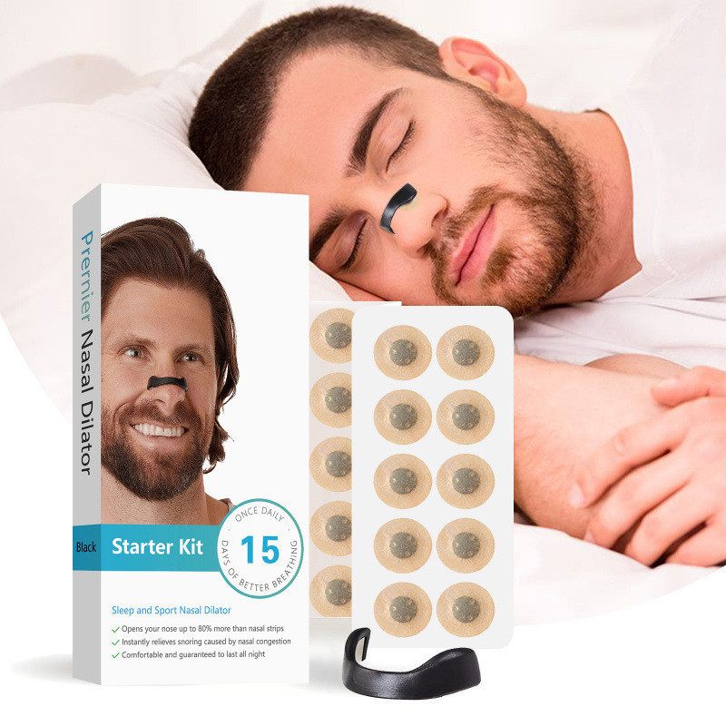 15/30Days Nasal Breathing Dilators Starter Kits Magnetic Nose Strips Increase Sports Air Intake ...