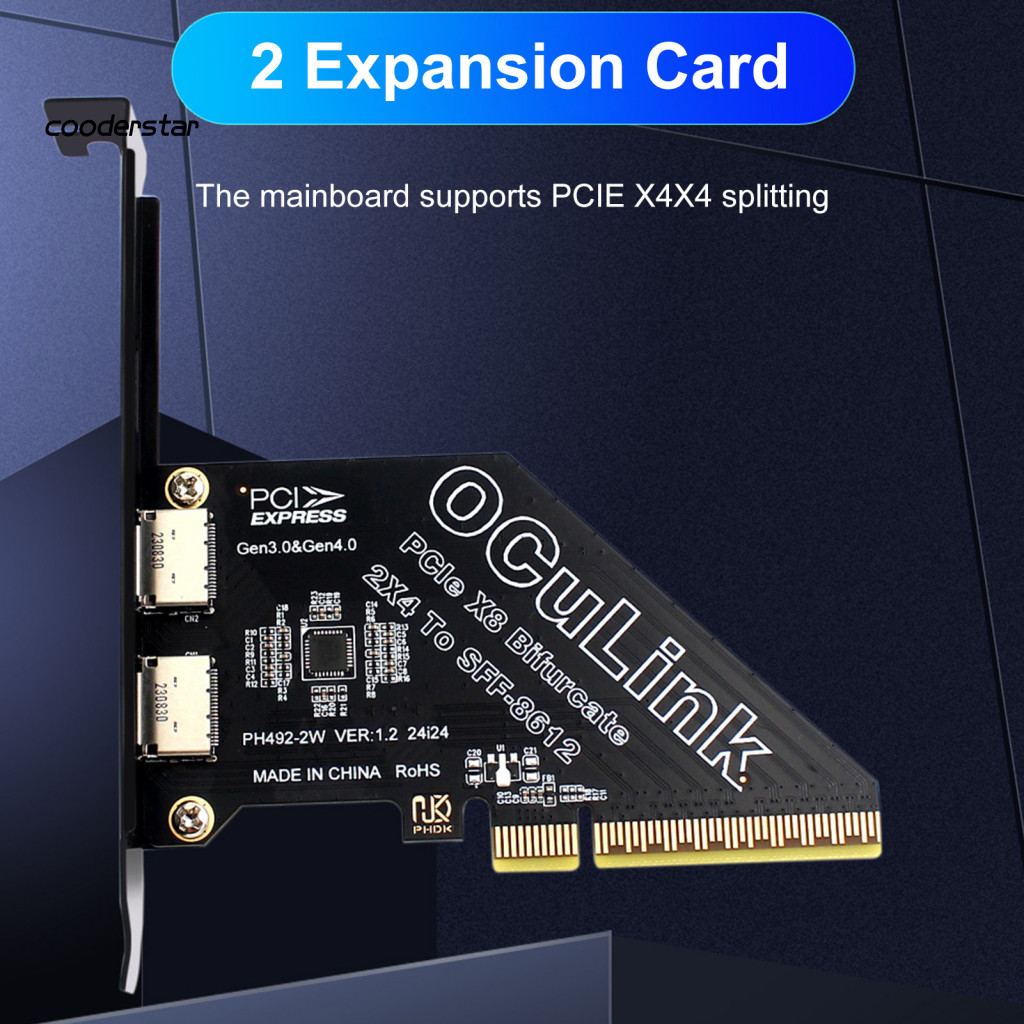 COOD Pcie 3.0 Expansion Card Interface Card High-speed Pcie 4.0 X 8 to ...