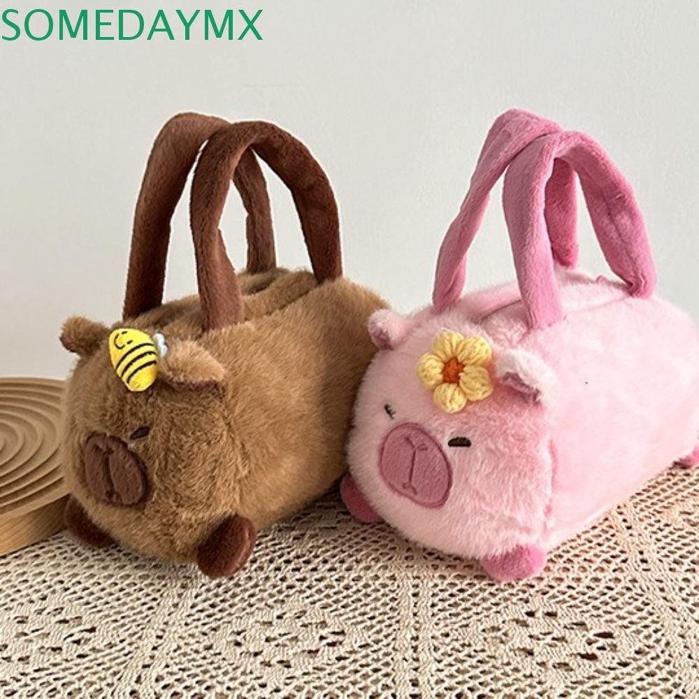 SOMEDAYMX Capybara Crossbody Bag, Animal Honeybee Capybara Plush ...