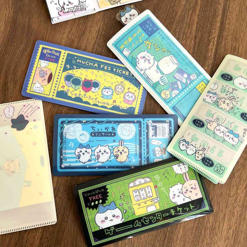 Travel Must-Have chiikawa Ticket Holder Japan PVC Usaki chiikawa ...