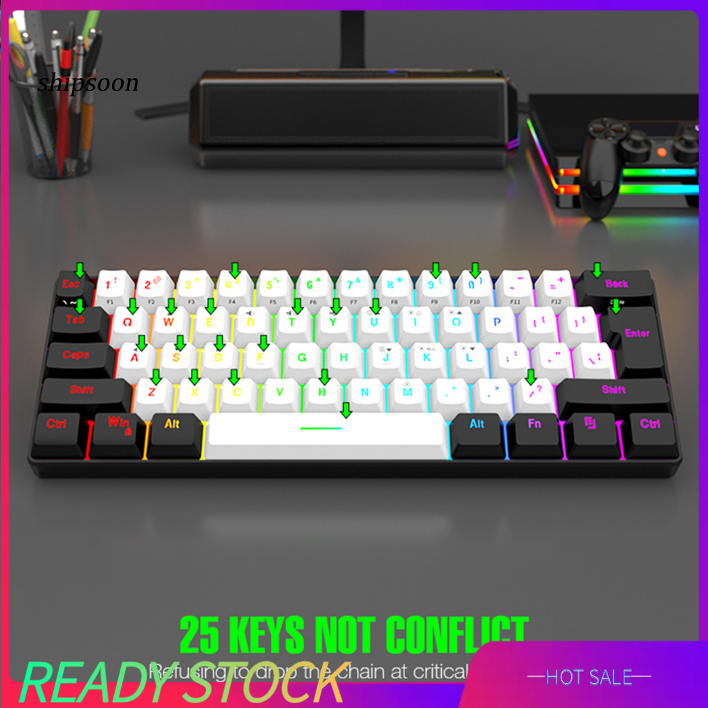 SN Portable Rgb Keyboard Compact Layout Keyboard Rgb Mechanical Gaming ...