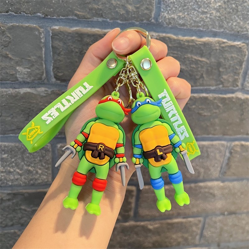 Ninja Turtle Keychain Cute Cartoon Pendant | Shopee Malaysia