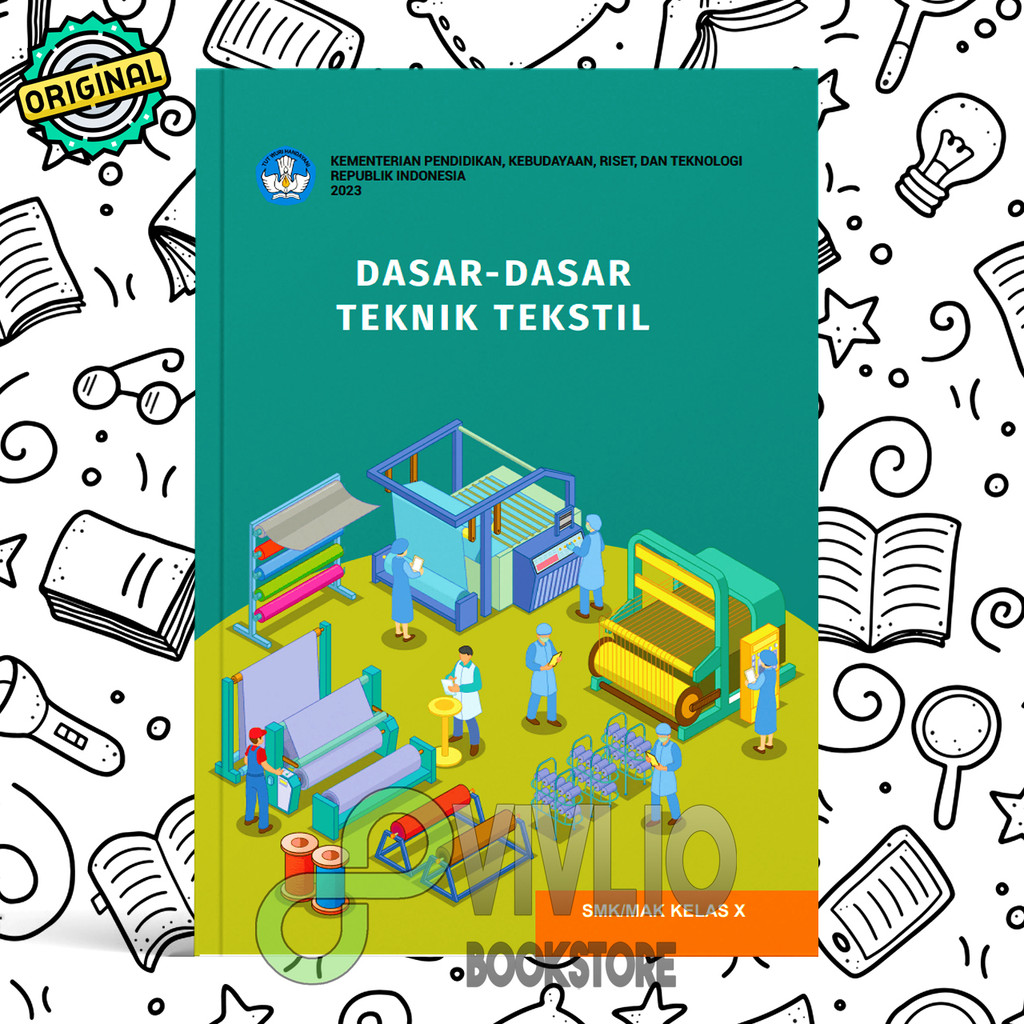 Student Book Basics of Textile Engineering for Class X SMK/MAK | Shopee ...