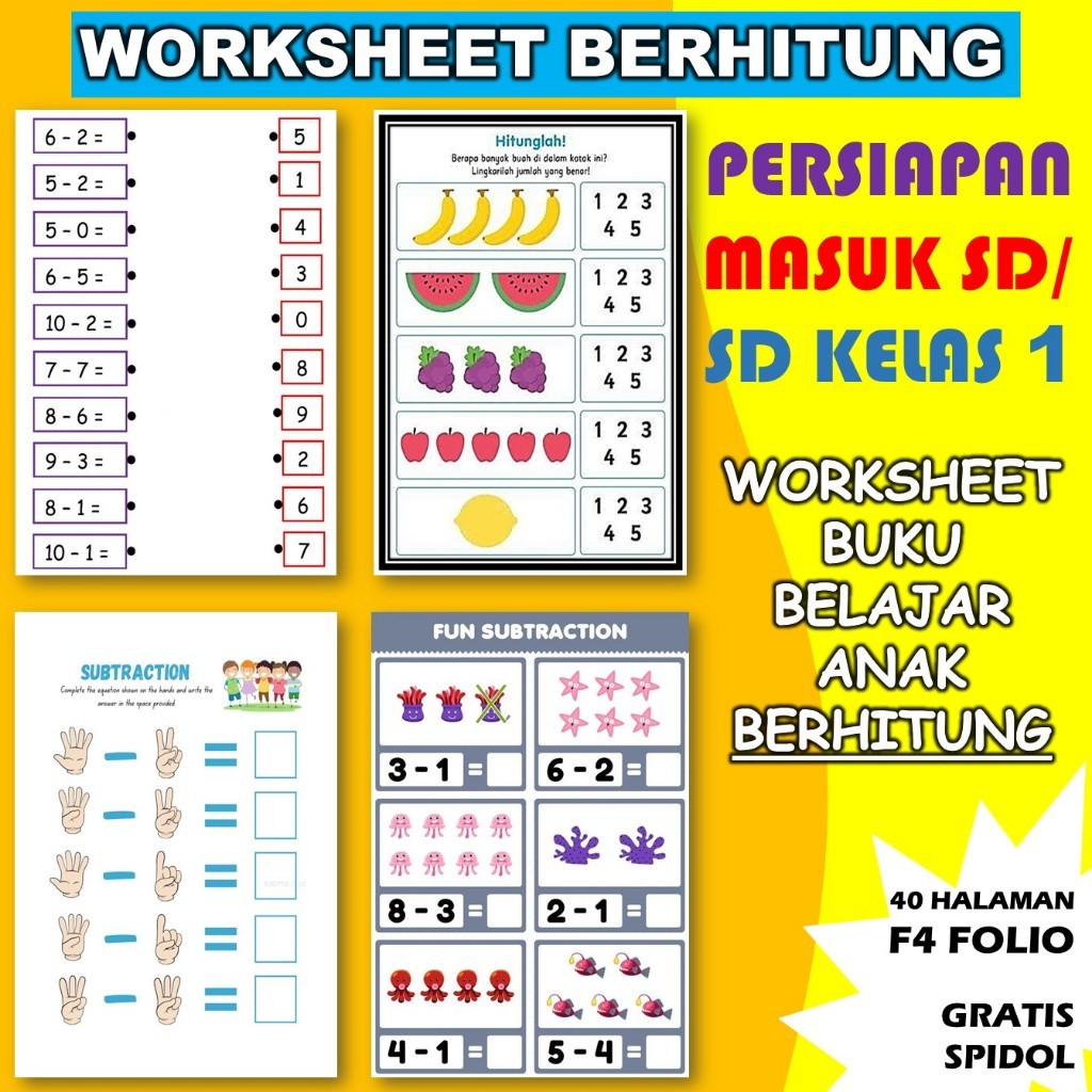 Learning to Count Counting Book for Kindergarten 5 6 Years Old and ...
