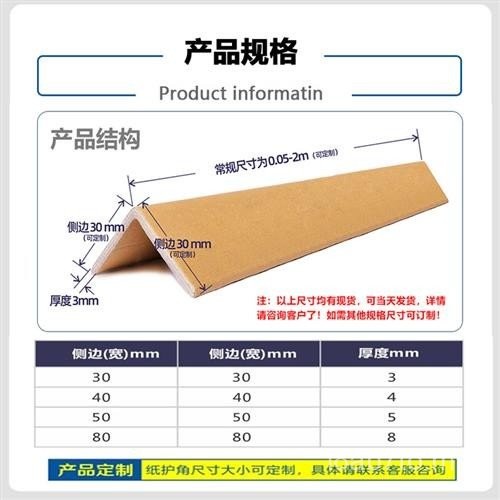 L-shaped Paper Corner Protection Strip Wrapping Cardboard Corner ...