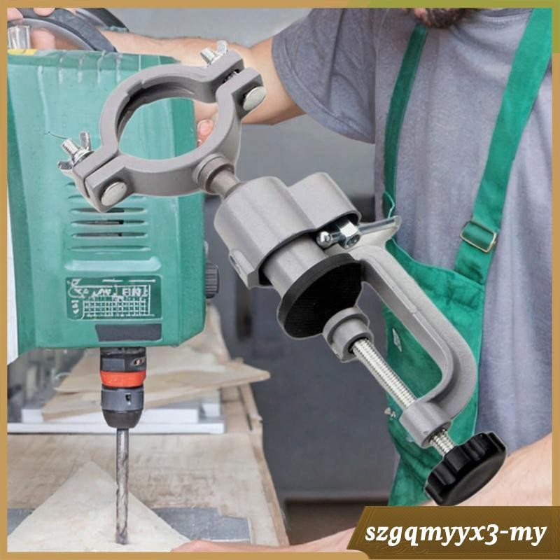 [ Grinder Holder Bench Vise Portable Rotating Vise Electric Drill Stand ...