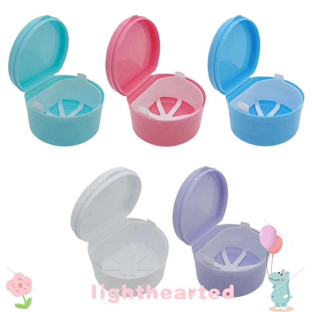 LIGHTHEARTED Retainer , Plastic Portable Denture Tray Box, Teeth ...