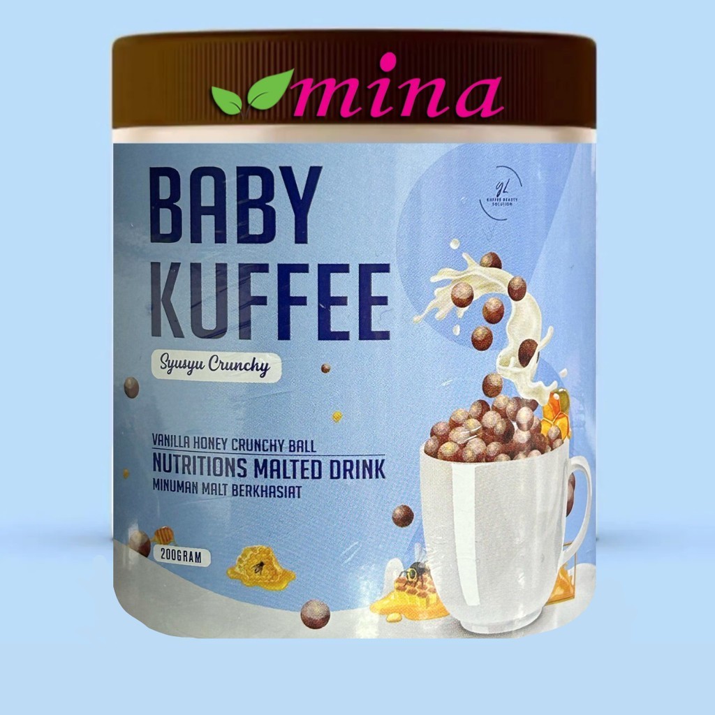 KUFFEE Baby Kuffee 200gm Syusyu Crunchy Vanilla Honey Minuman Malt ...