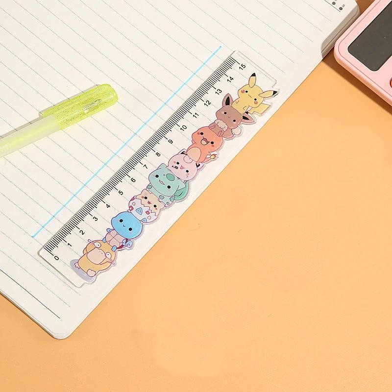 Pokemon Pikachu Cartoon Ruler for Student Children's Ruler Drawing ...