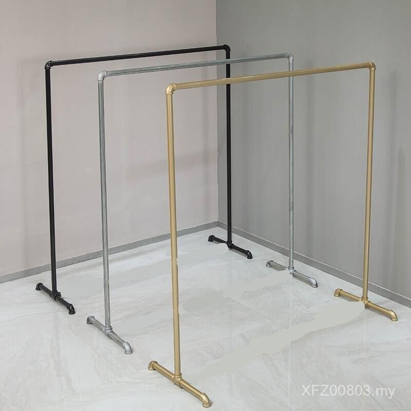 Steel Pipe Rack Water Pipe Stall Clothes Hanger Display Rack Clothes ...