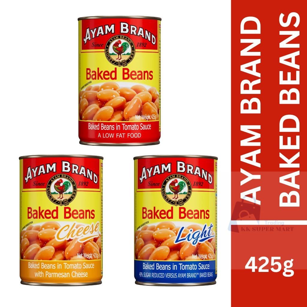 AYAM BRAND Baked Beans in Tomato Sauce (425g) | Shopee Malaysia