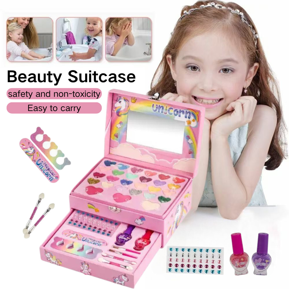 🔥Make up kit for kids Makeup toy Makeup set for kids Non-toxic Makeup ...
