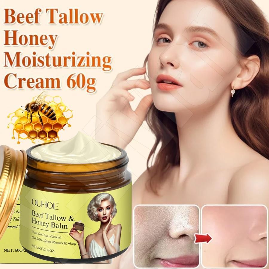 Beef Tallow Cream Moisturizing And Nourishing Facial Cream 60g Skin ...