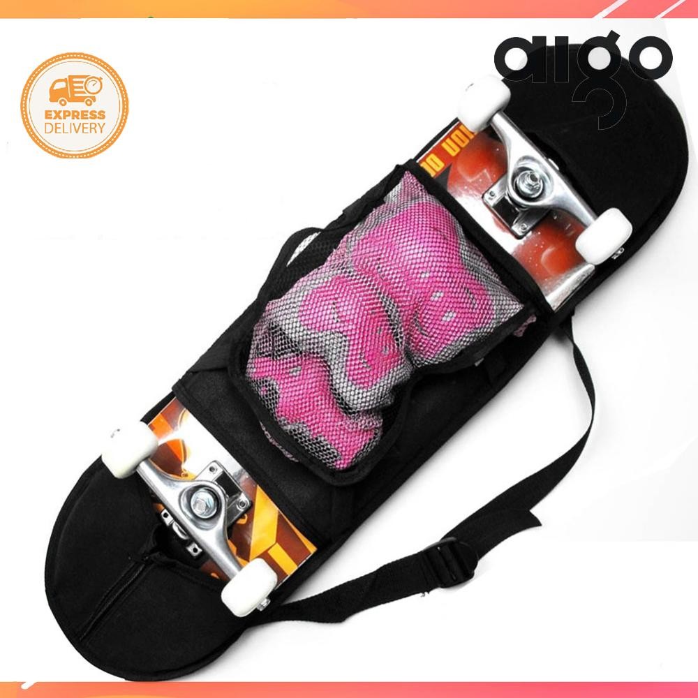 Skateboard Carry Bag Adjustable Strap Longboard Backpack Skateboard ...