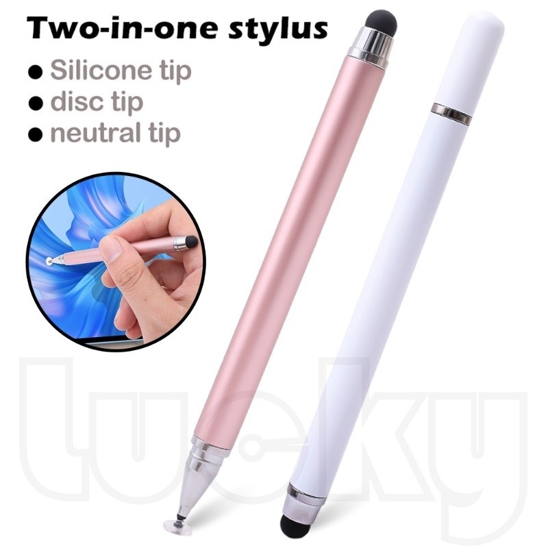 [HOT] 2-In-1 Double Headed Plastic Touch Pen / Smart Mobile Tablet ...