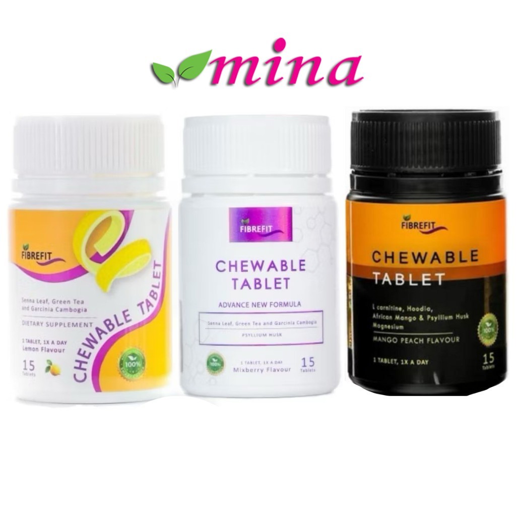NB Fibrefit #M 3 Flavour Chewable tablet Nurfella Beauty Green Tea Jamu ...