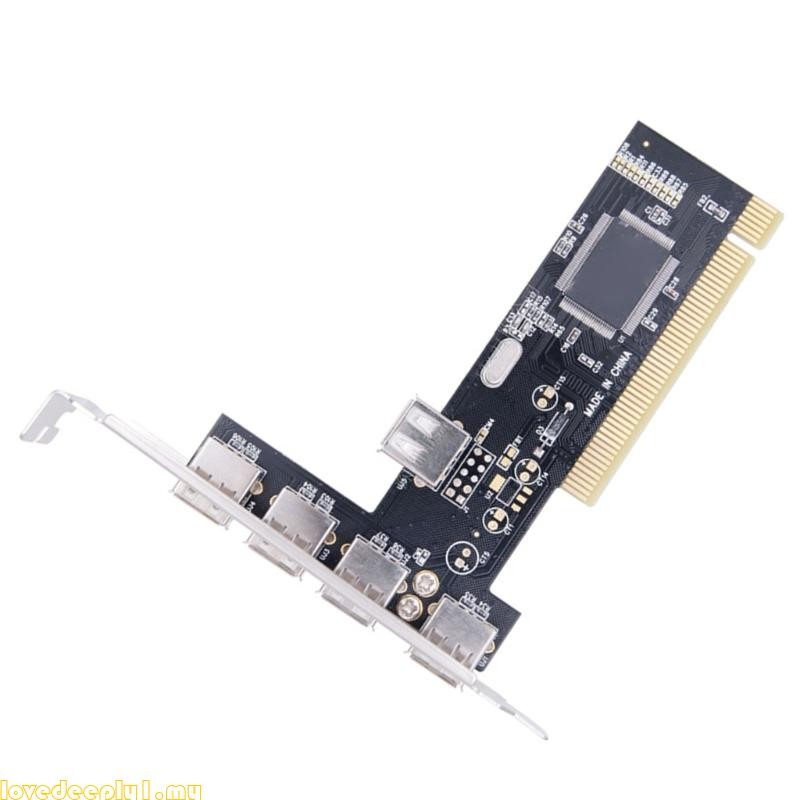 Love USB 2 0 PCI Card 5 Port 4 External 1 Internal PCI Expansion to USB ...