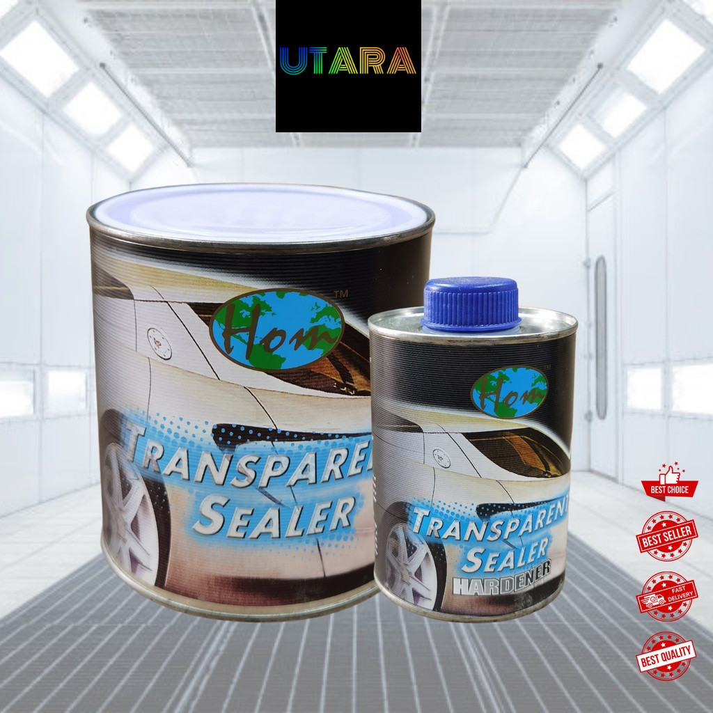 HOM 2K Transparent Primer/ Cat Lapis Asas Lutsinar 2K/ Transparent ...