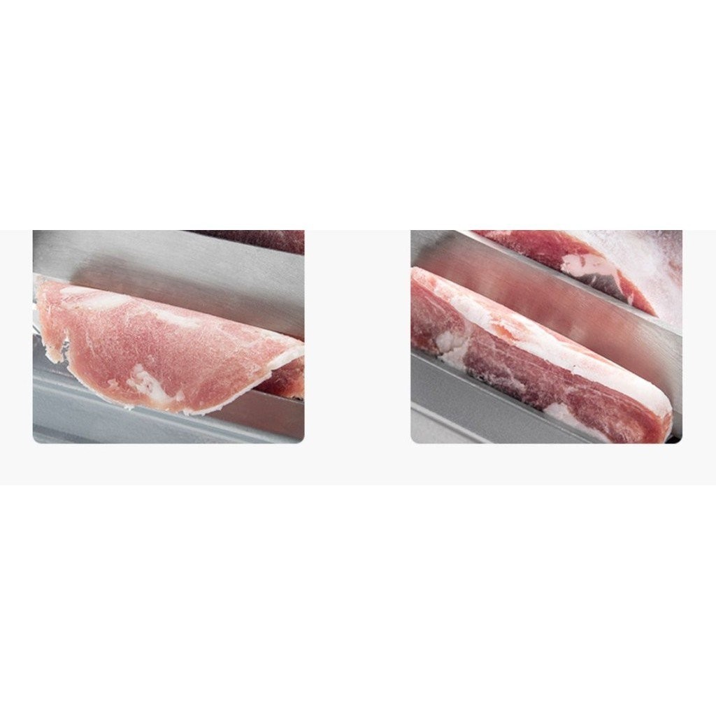 Alat pemotong kepiangan gulungan daging kambing mesin pemotong daging ...