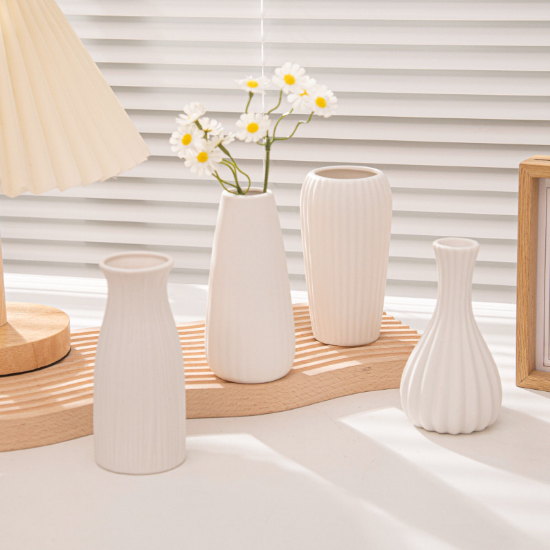 Minimalist Ceramic Vase Ins Multifunctional Flower Vases Flower ...