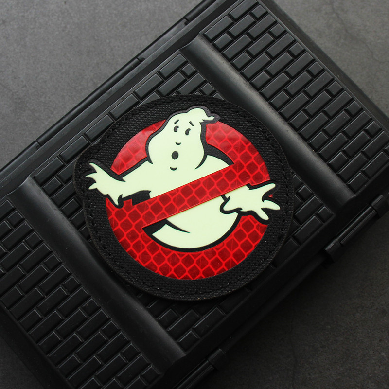 【Customized 】 GhostBusters Luminous reflection 3D Velcro Patch /Badges ...