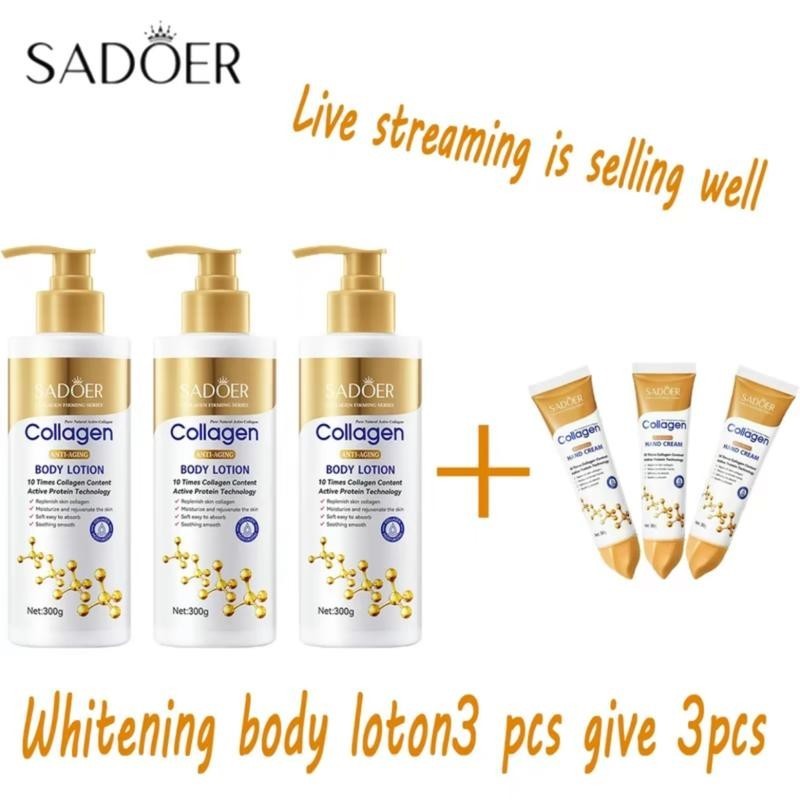 SADOER Collagen Body Lotion Nourishing and Moisturizing Autumn and Winter Refreshing Buy 3 get 3 ...