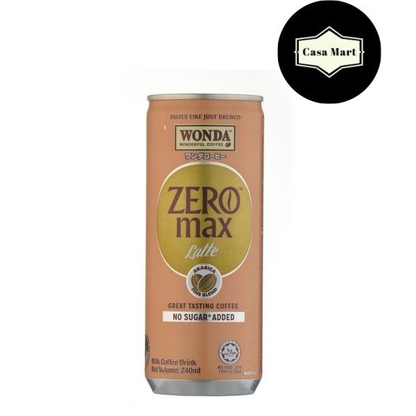 Wonda Zero Max Latte 240ml | Shopee Malaysia