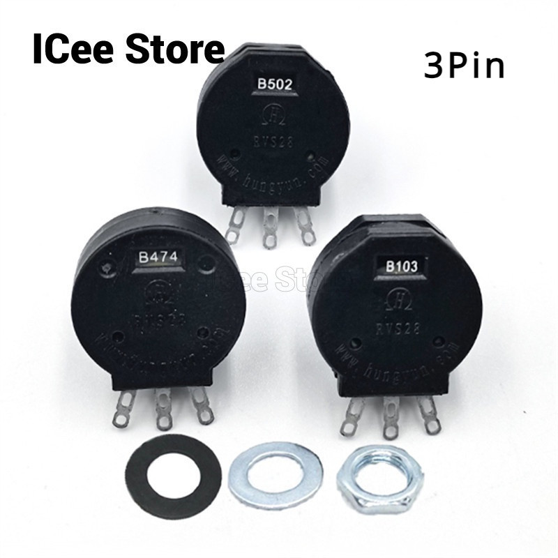 Original Potentiometer RVS28P 3Pin 1K 5K 10K 100K 1M for Welding ...