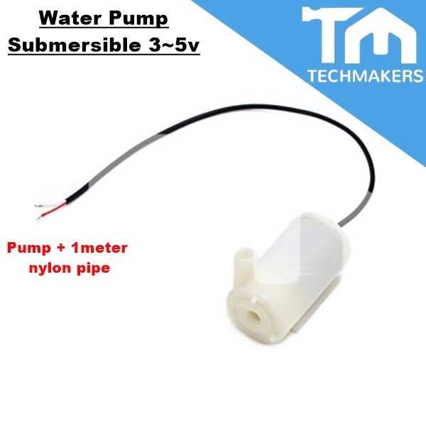 Mini/Micro Submersible Water Pump DC 3V - 5V Waterproof Amphibious ...