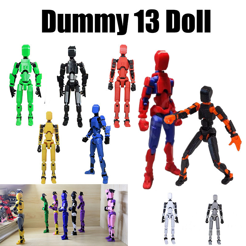 Lucky Doll 13 Joint Movable Mdoel 3D Printed Doll Toy 3rd Generation ...