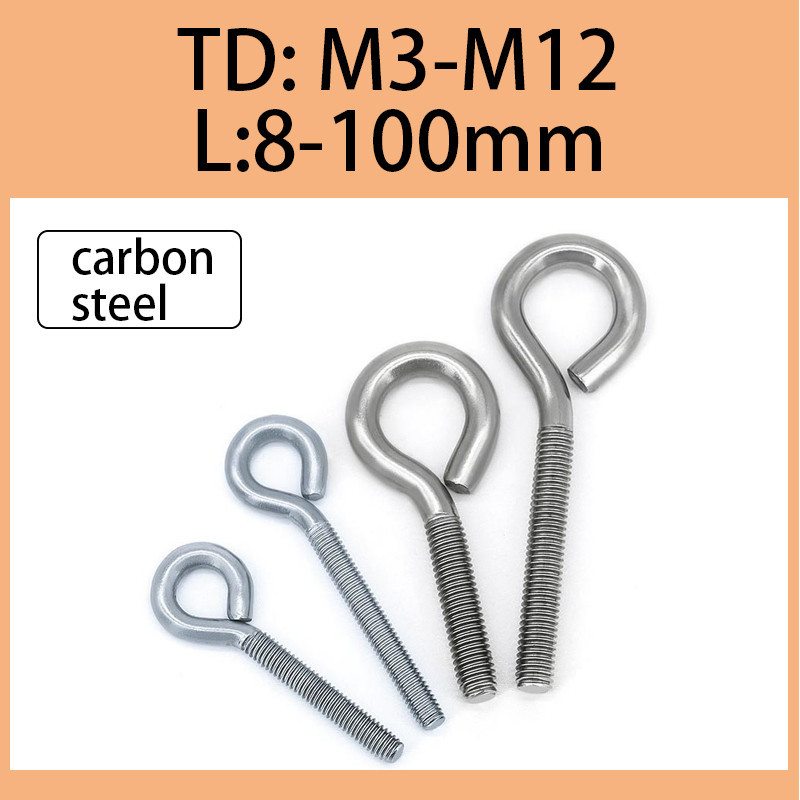 Hanging lamp screw, hanging ring screw, sheep eye screw, hook with ring ...