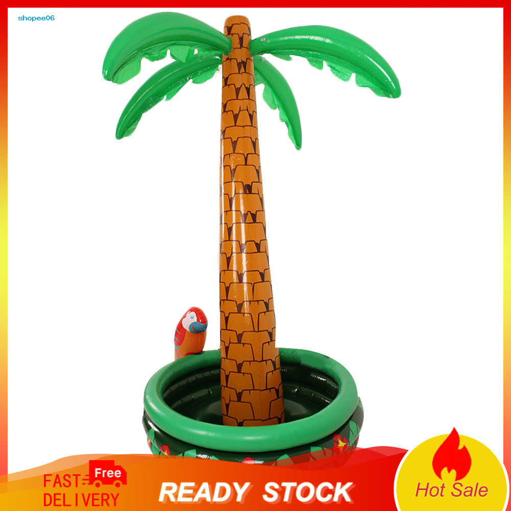 SDRU 180cm Inflatable Coconut Tree Ice Bucket Party Pool Beer Drink ...