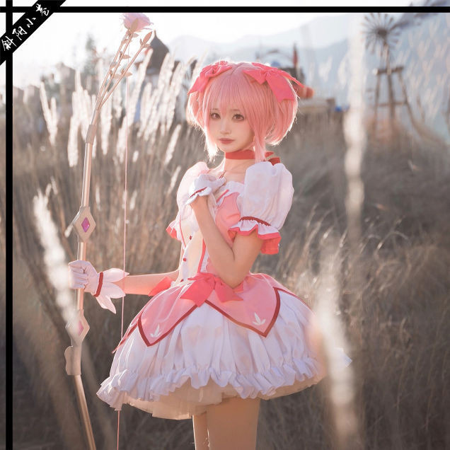 Shikame Madoka cos suit Xiaomi Homura cos suit Madoka cos su Shikame Yuanka cos suit Xiaomeiyan ...