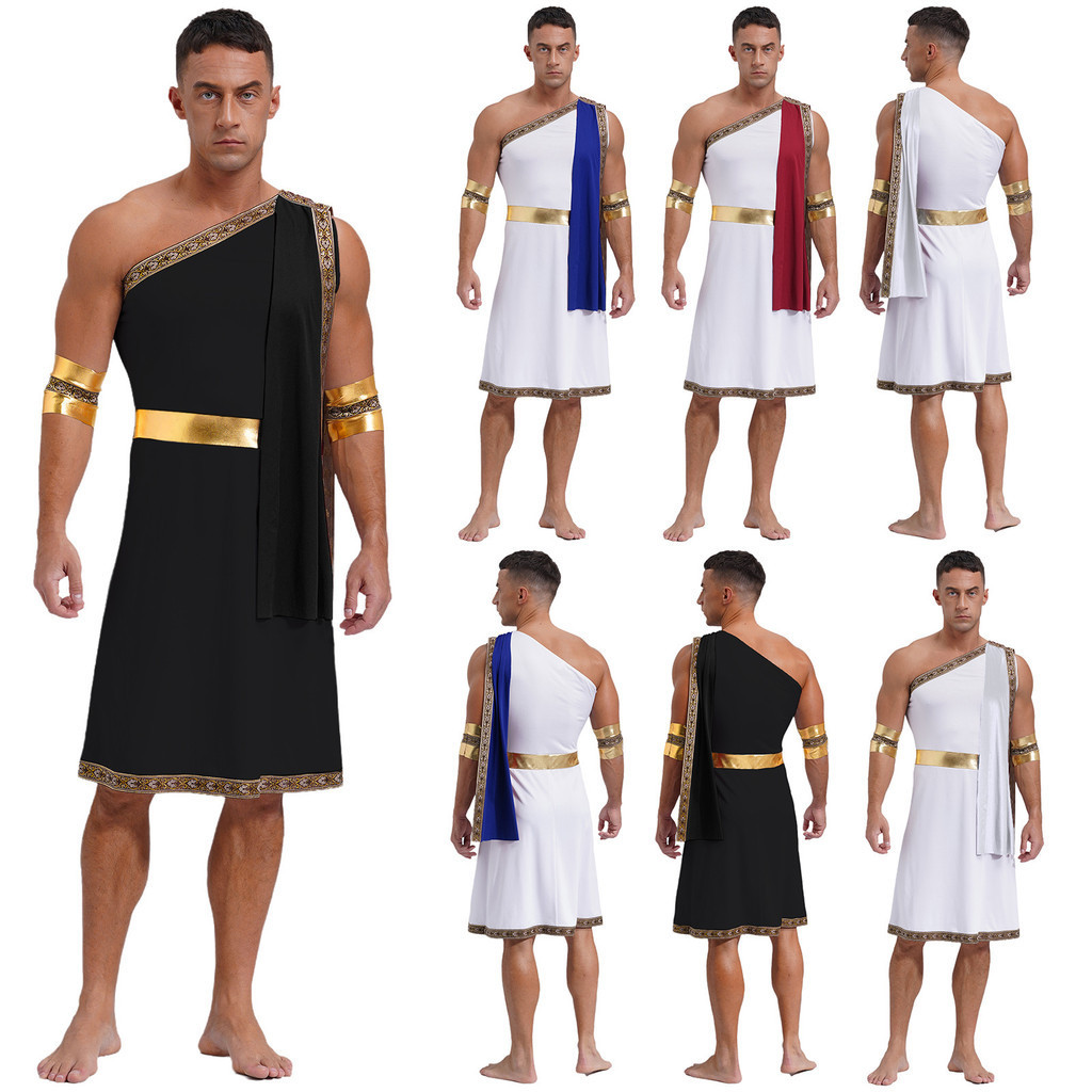 YOOJOO Men's Toga Venom Costume Adult Greek God Roman Party Accessories ...