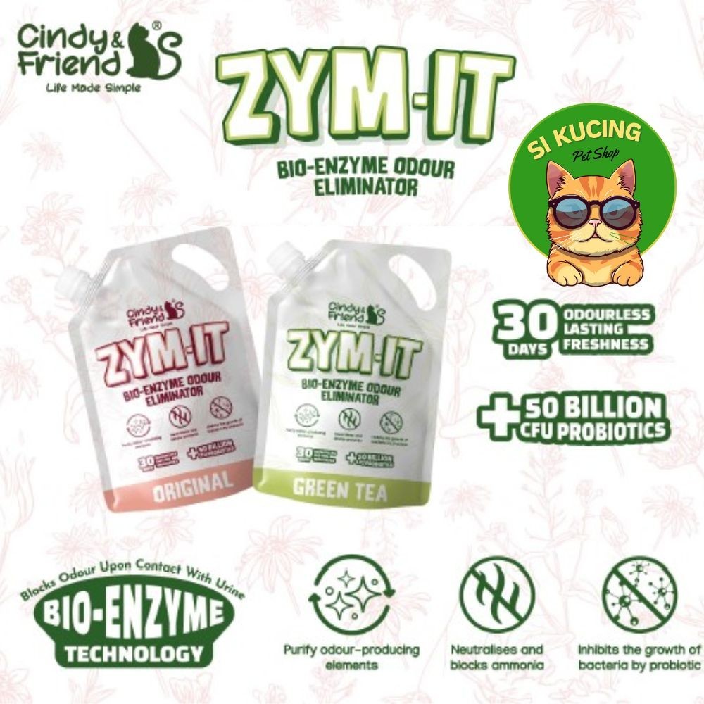 Cindy & Friends's Zym-it Bio-Enzyme Odour Eliminator / Cat Litter Odour ...