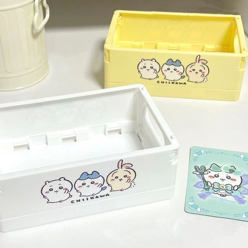 Foldable Cartoon Chiikawa Organizer Storage Box Portable Folding ...