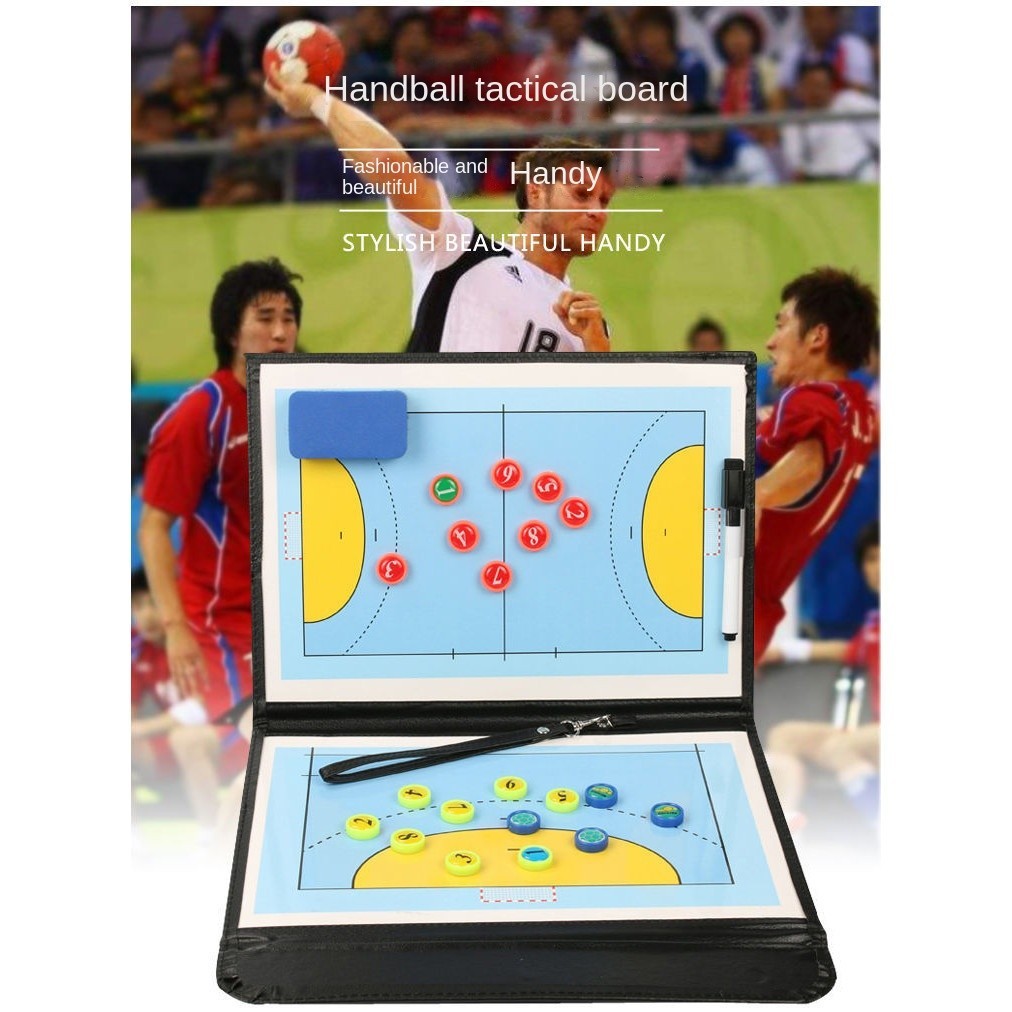 Portable Handball Tactical Board Coach Command Book Handball Teaching ...