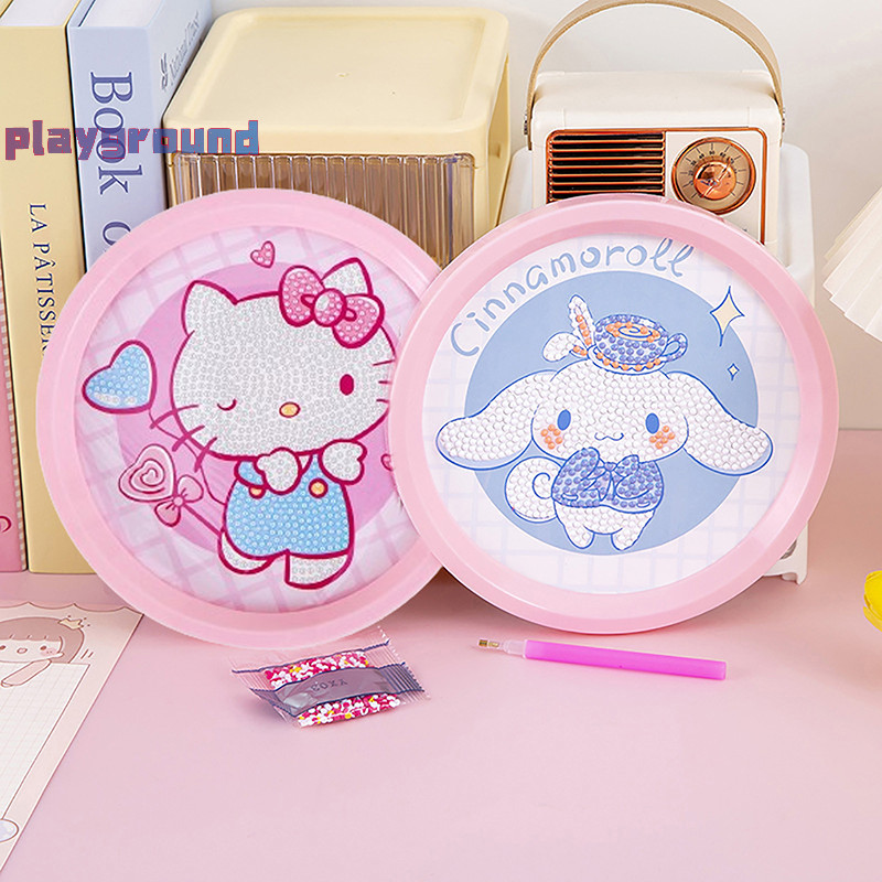 [playground] 18*18cm Sanrio Diamond Paing Hello Kitty Kuromi Melody DIY ...
