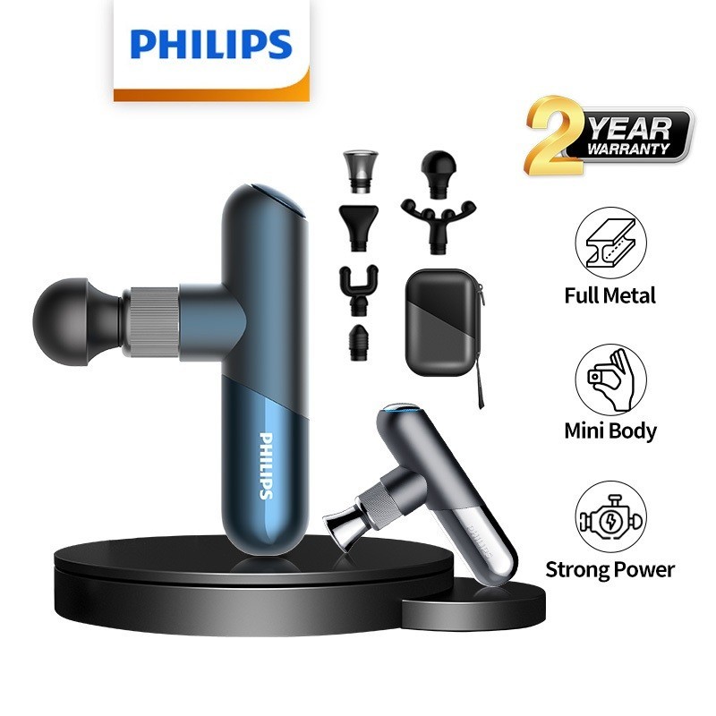 Philips Full-Metal Mini Massage Gun PPM7501 | Shopee Malaysia