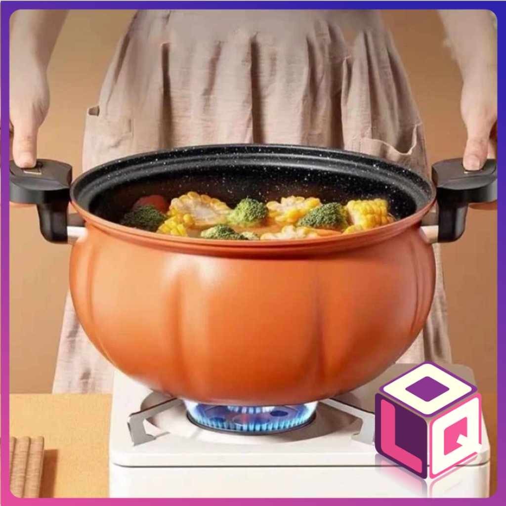 Multi Purpose Pumpkin Cooking Pot Kitchen Cookware Soup Pot Fast ...