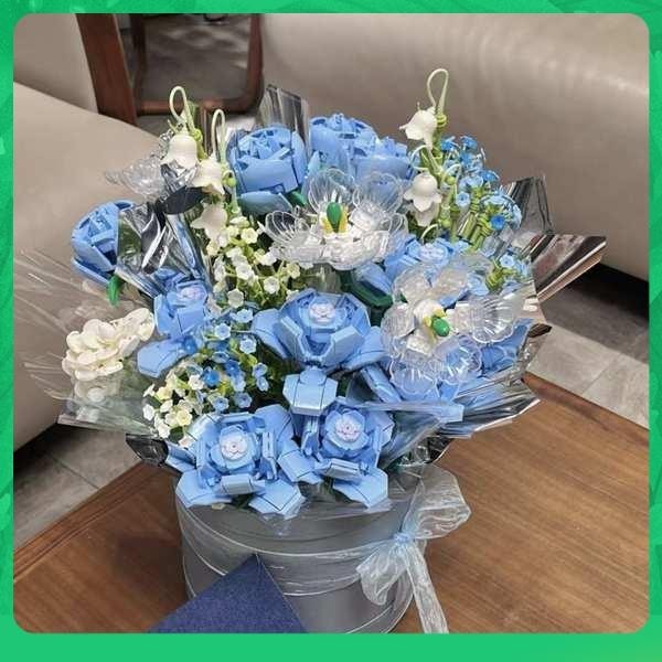 lego flower lego flower bouquet 2024 Blok Bangunan Baharu Hug Bucket ...